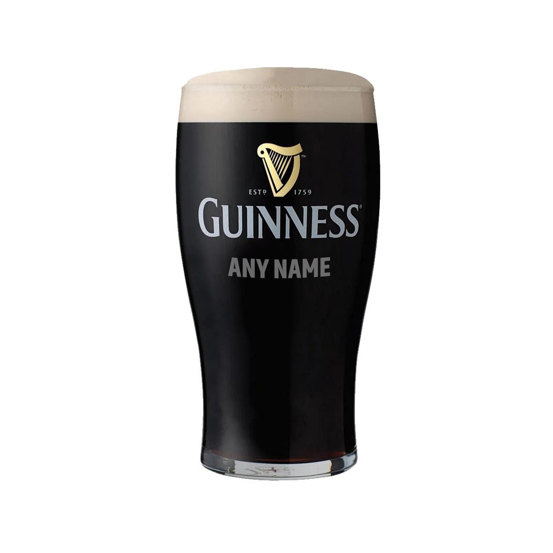 Guinness Pint Glass - Add Any Engraved Name - Gift - Etsy UK