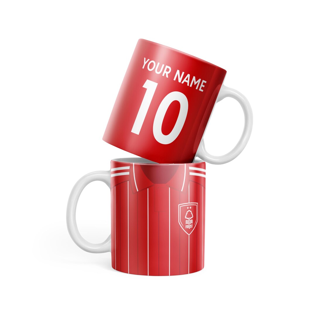Nottingham Forest 25/26 Home Kit Mug - Etsy