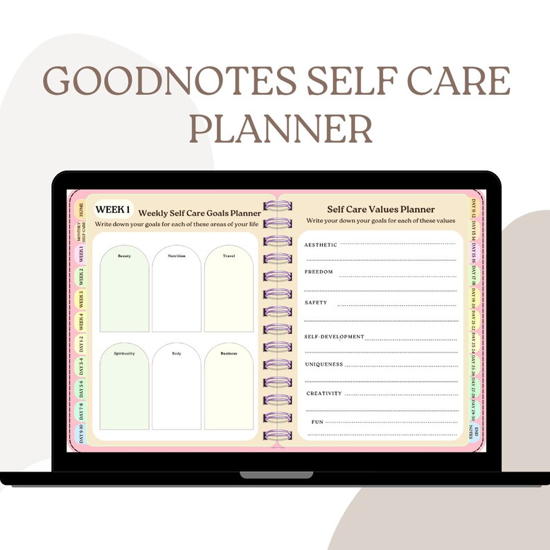Goodnotes Self Care Planner,self Care Planner,goodnotes,self Care ...