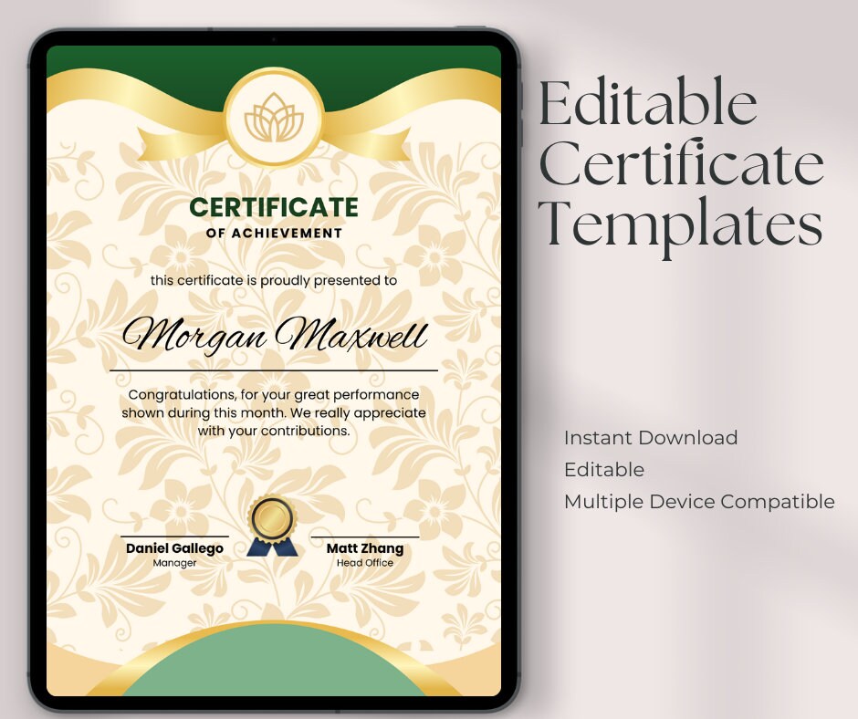 Modern Certificate Template,certificate,certificate,of Appreciation ...