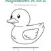 Alphabet Colouring Book,a to Z Colorbook,cute Coloring Book,kids ...