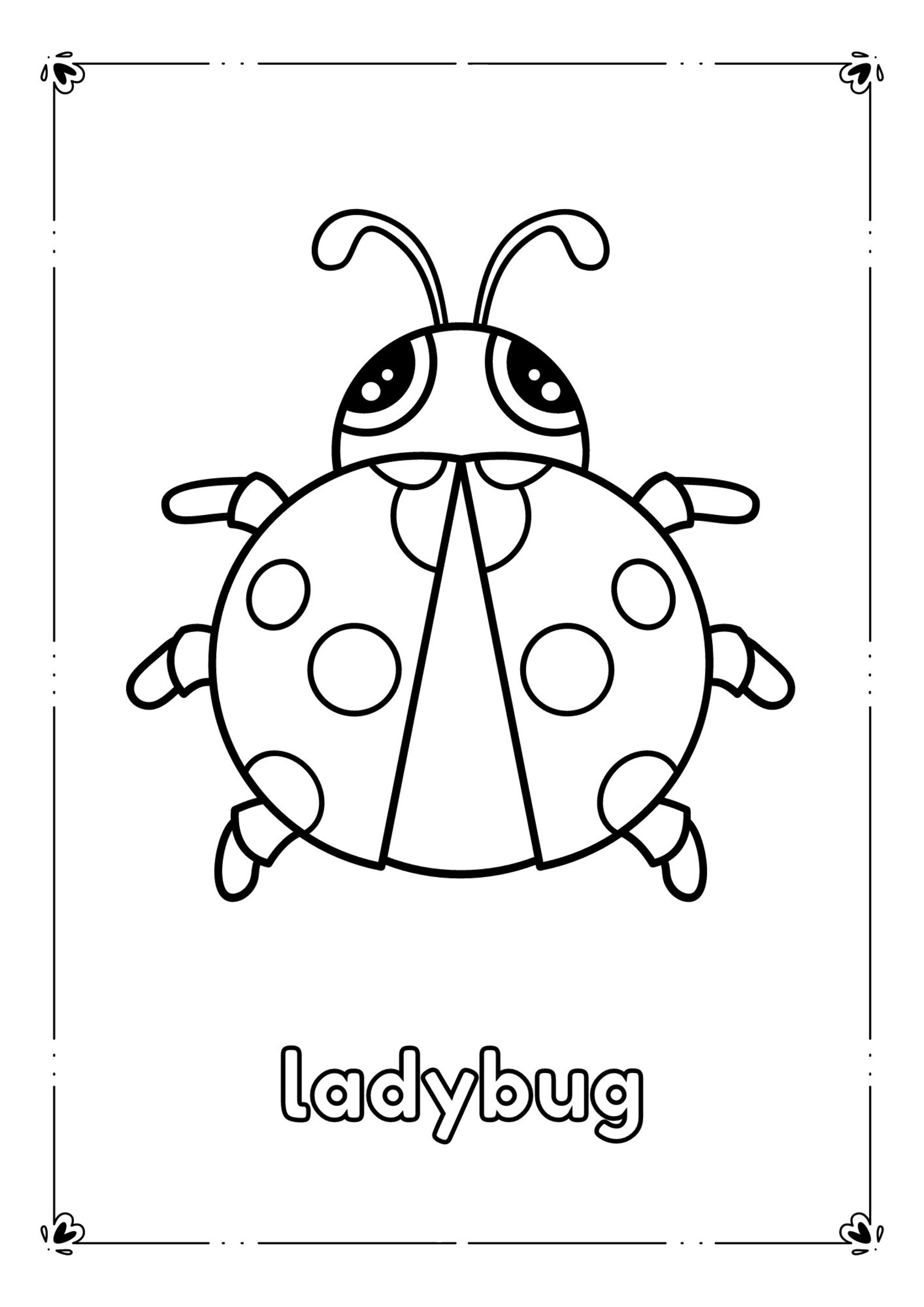 Bugs Colouring Book,bugs Colorbook,cute Coloring Book,kids Coloring ...