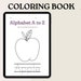 Alphabet Colouring Book,a to Z Colorbook,cute Coloring Book,kids ...