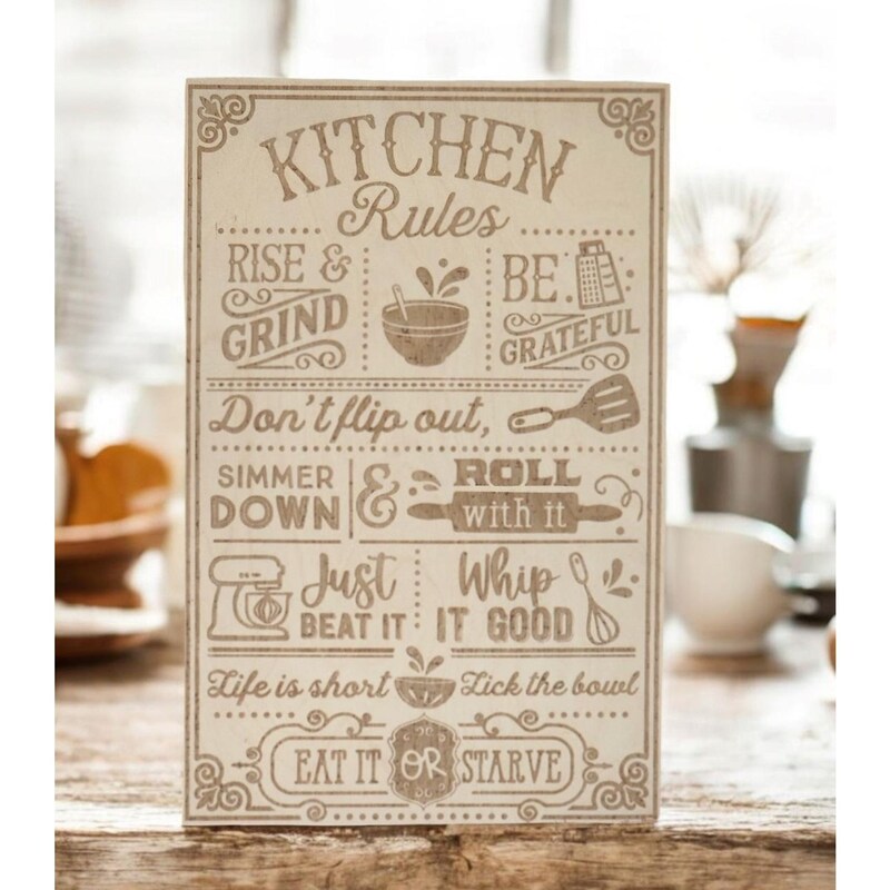 Rustic Kitchen Signs - Etsy