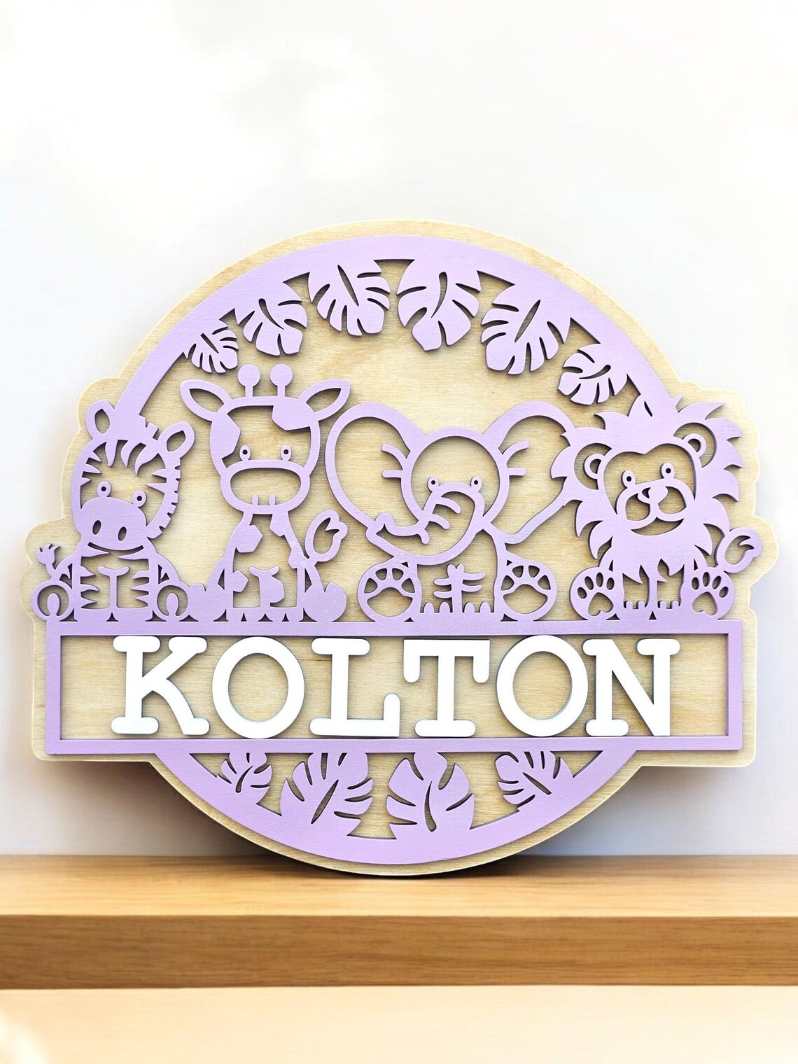 Safari Nursery Sign, Jungle Name Sign, Safari Jungle Animals Custom ...