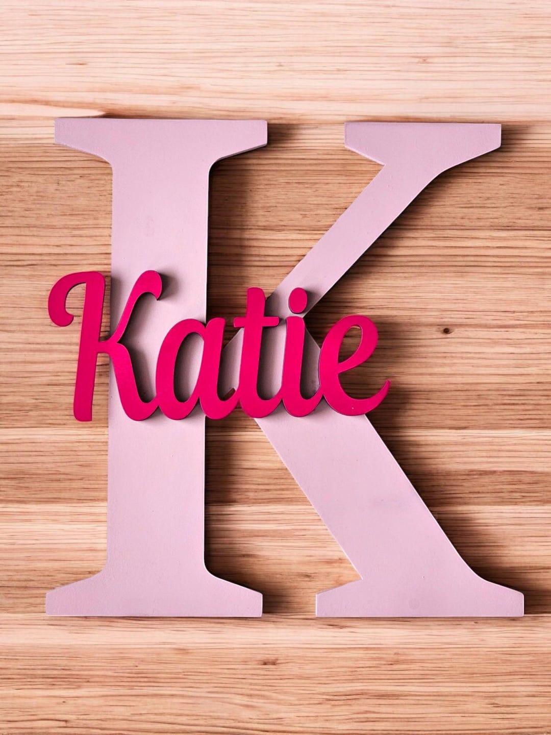 Personalized Name Sign for Kids, Custom Initial Door Sign, Name Sign ...