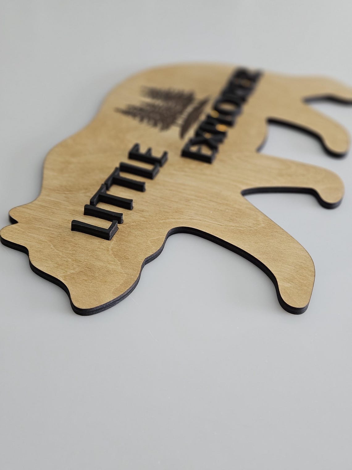 Little Explorer Sign, Woodland Playroom, Outdoor Themed Nursery, Bear ...