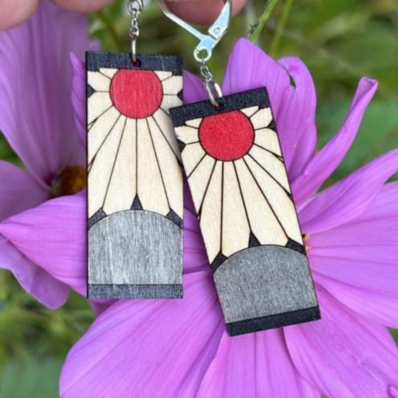 Demon Slayer Earrings - Etsy