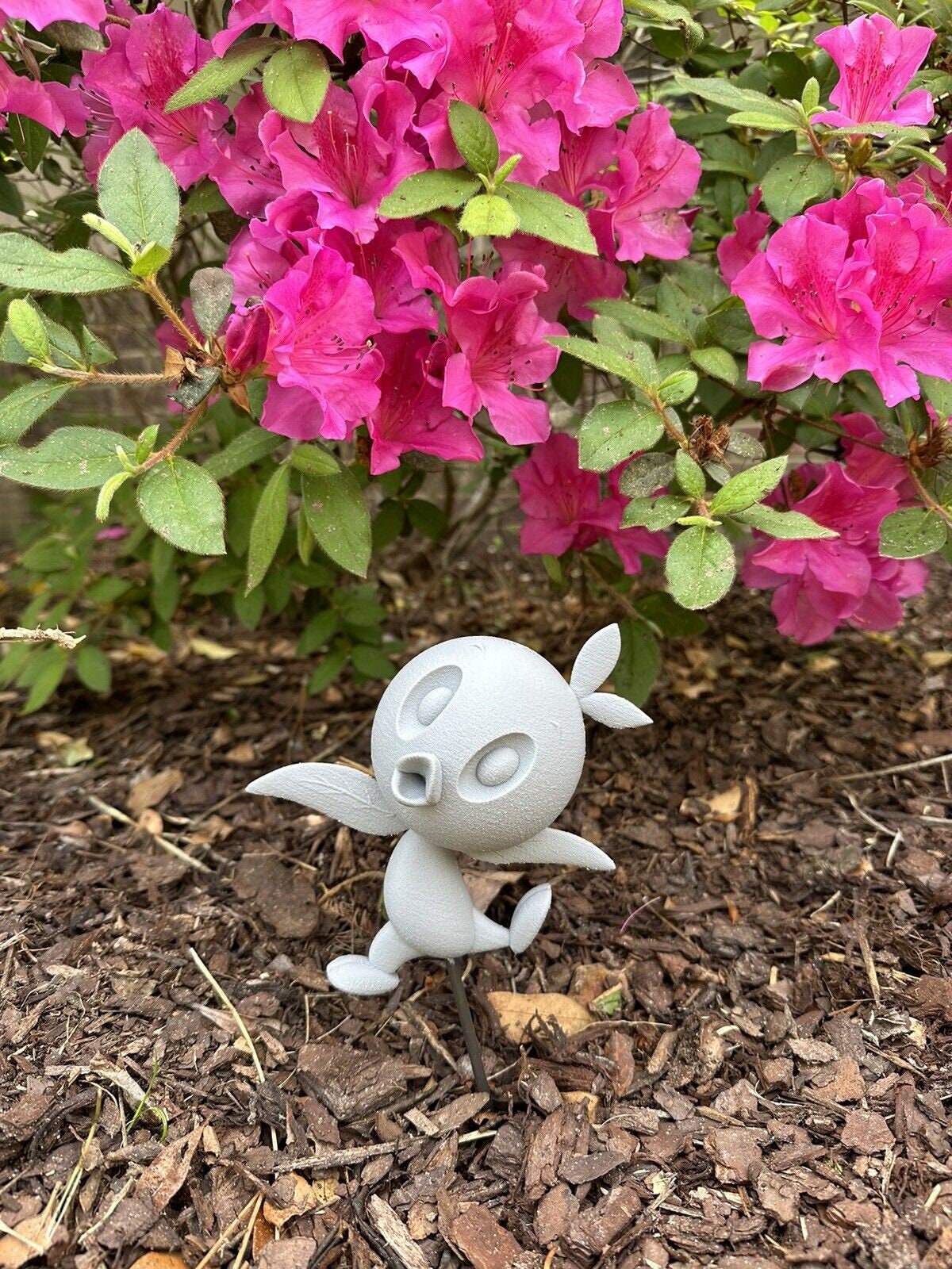 Orange Bird Garden Statue Decor Flower Magic Characters Disney Epcot ...