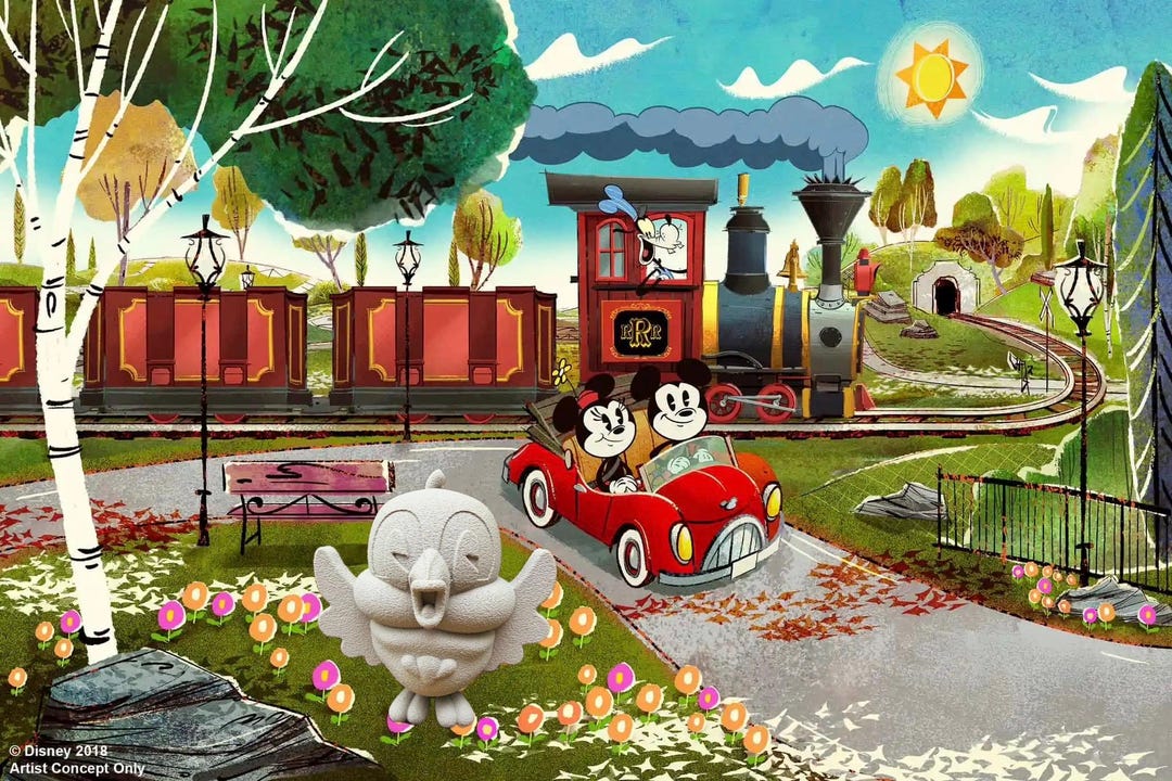 Chuuby Garden Statue - Disney Hollywood Studios Mickey and Minnie's ...