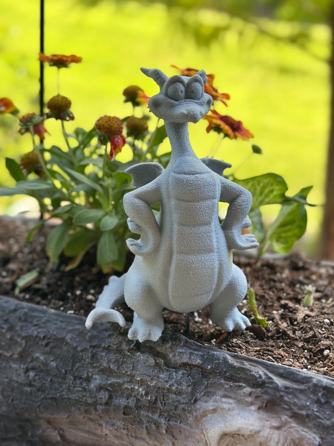 Figment Dragon Garden Statue Decor Flower Disney Gift Epcot Festival ...