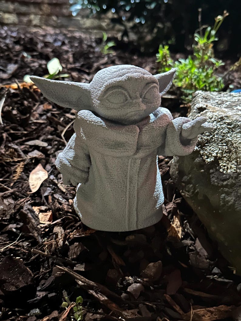 GROGU Garden Statue Decor Flower Disney Star Wars Gift Christmas ...