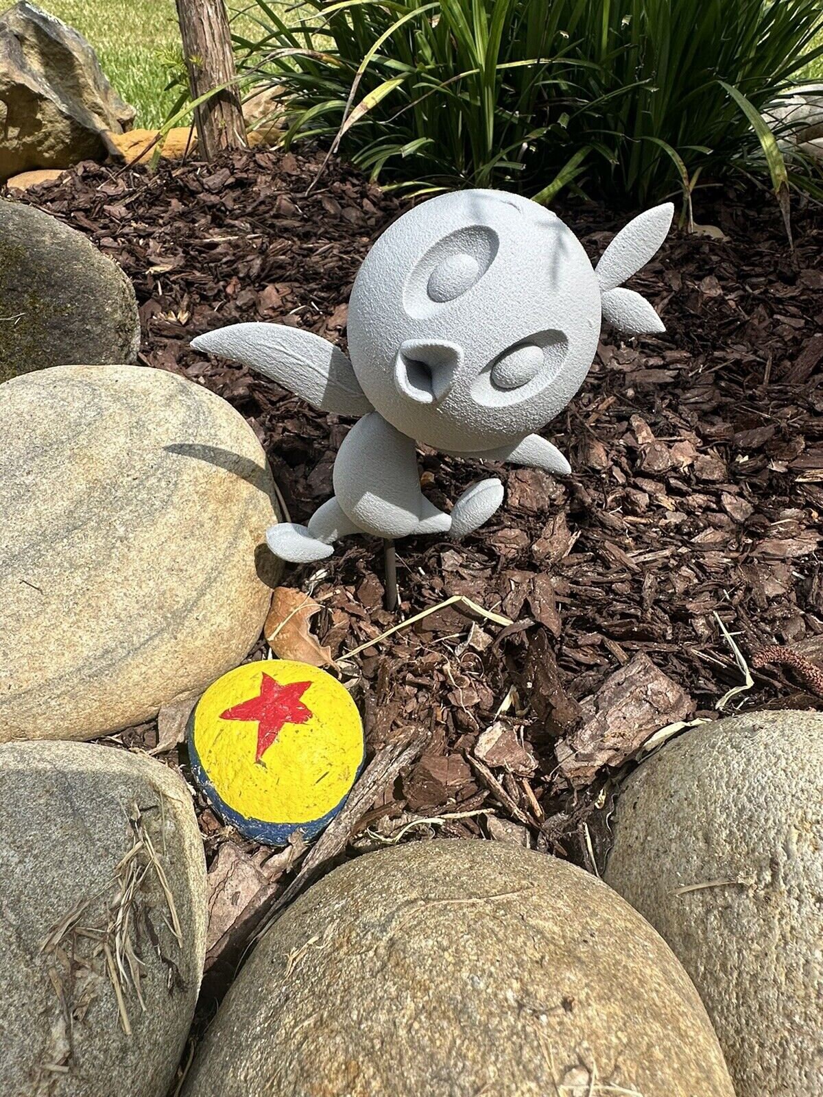 Orange Bird Garden Statue Decor Flower Magic Characters Disney Epcot ...