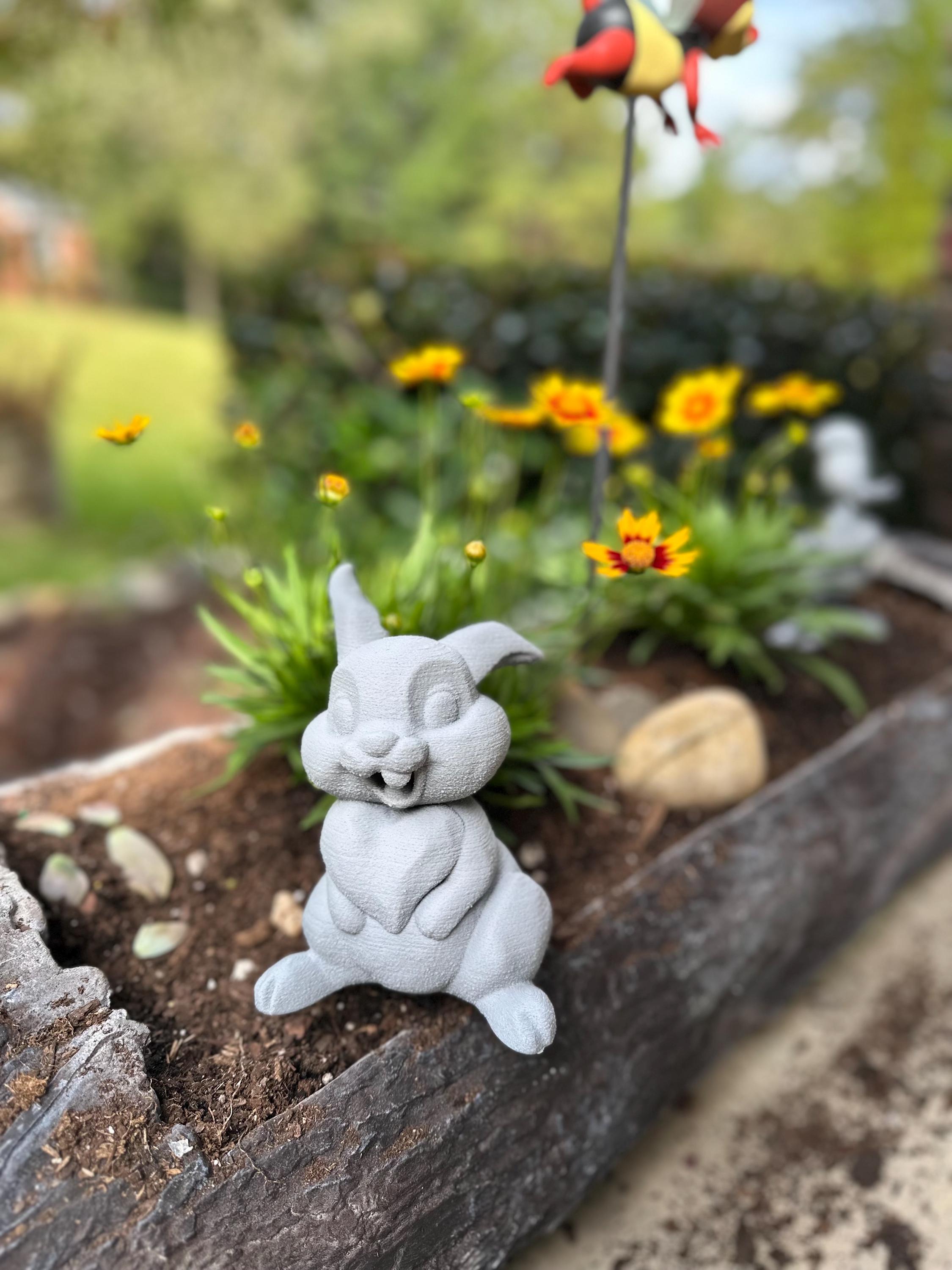 THUMPER Garden Statue Decor Flower Disney Bambi Gift Epcot Festival ...