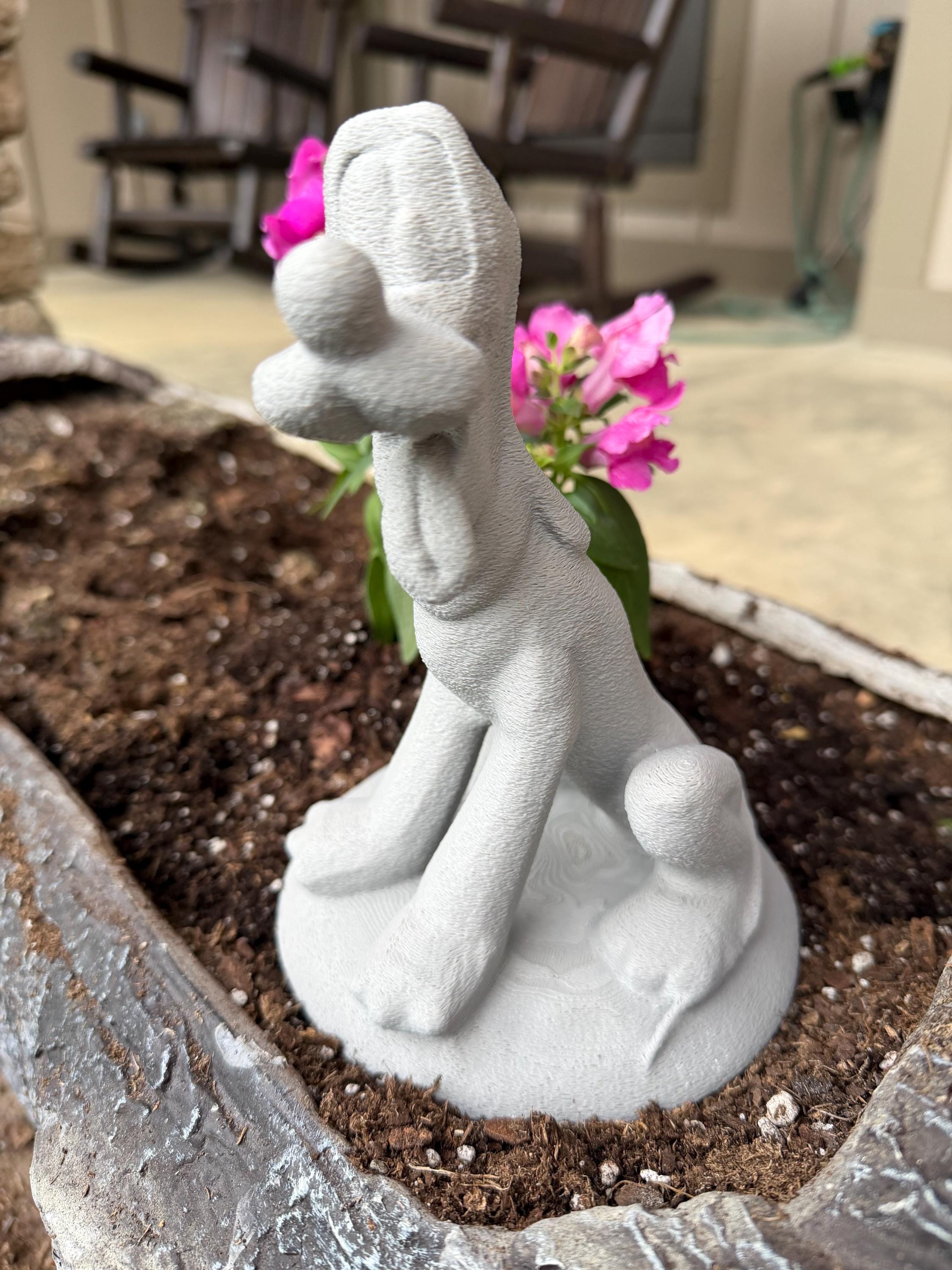 Pluto Disney Flower Garden Statue Decor Characters Stake Gift Decor ...