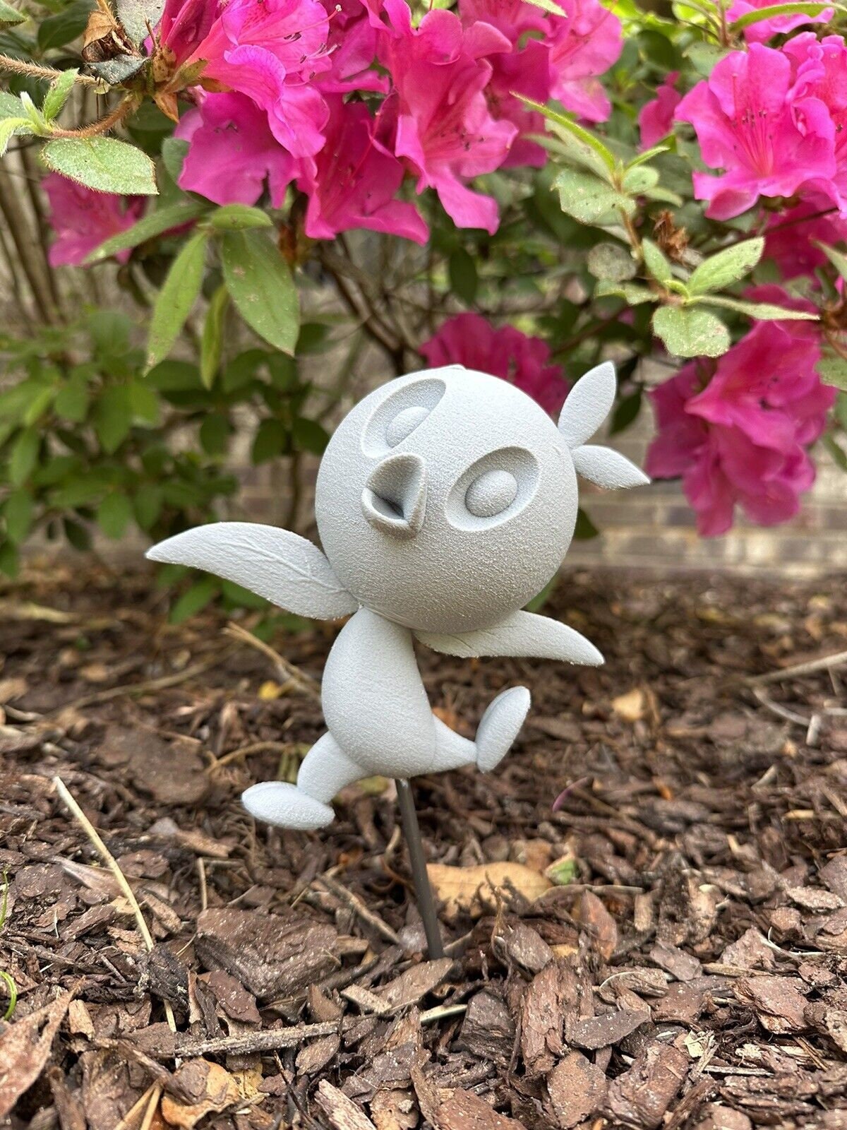 Orange Bird Garden Statue Decor Flower Magic Characters Disney Epcot ...