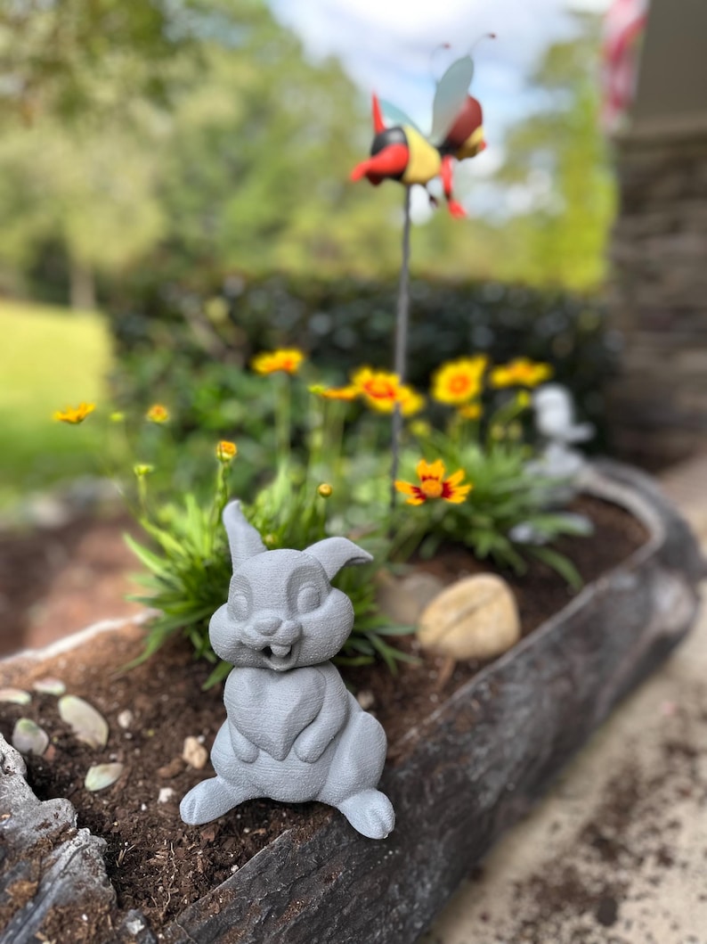 THUMPER Garden Statue Decor Flower Disney Bambi Gift Epcot Festival ...