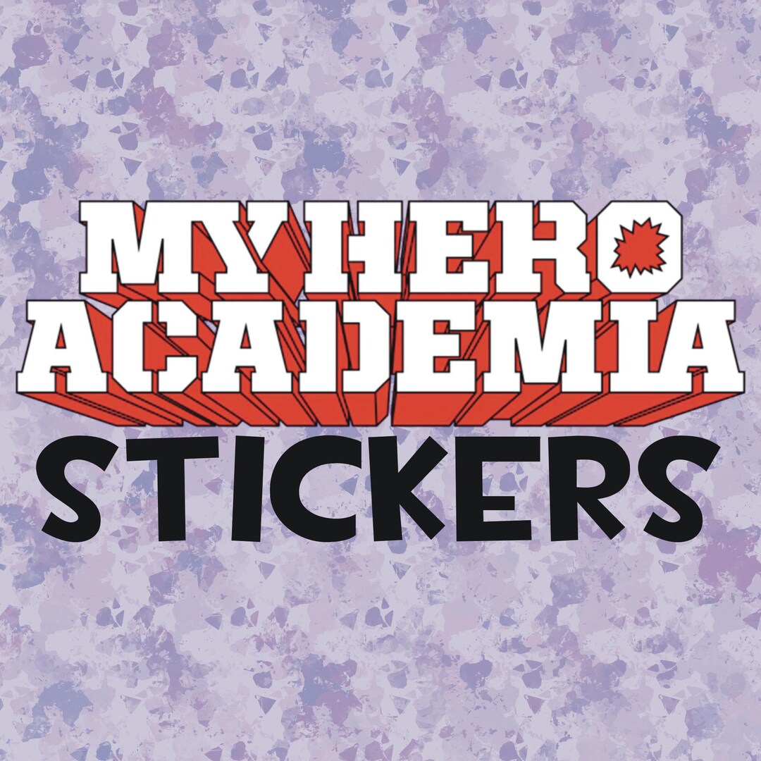 BNHA/MHA Stickers - Etsy