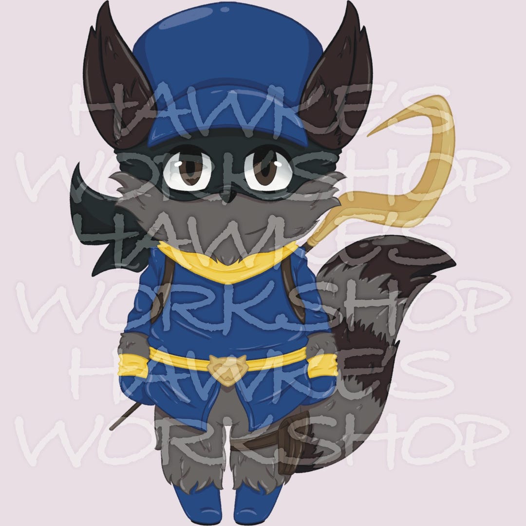 Sly Cooper Sticker - Etsy