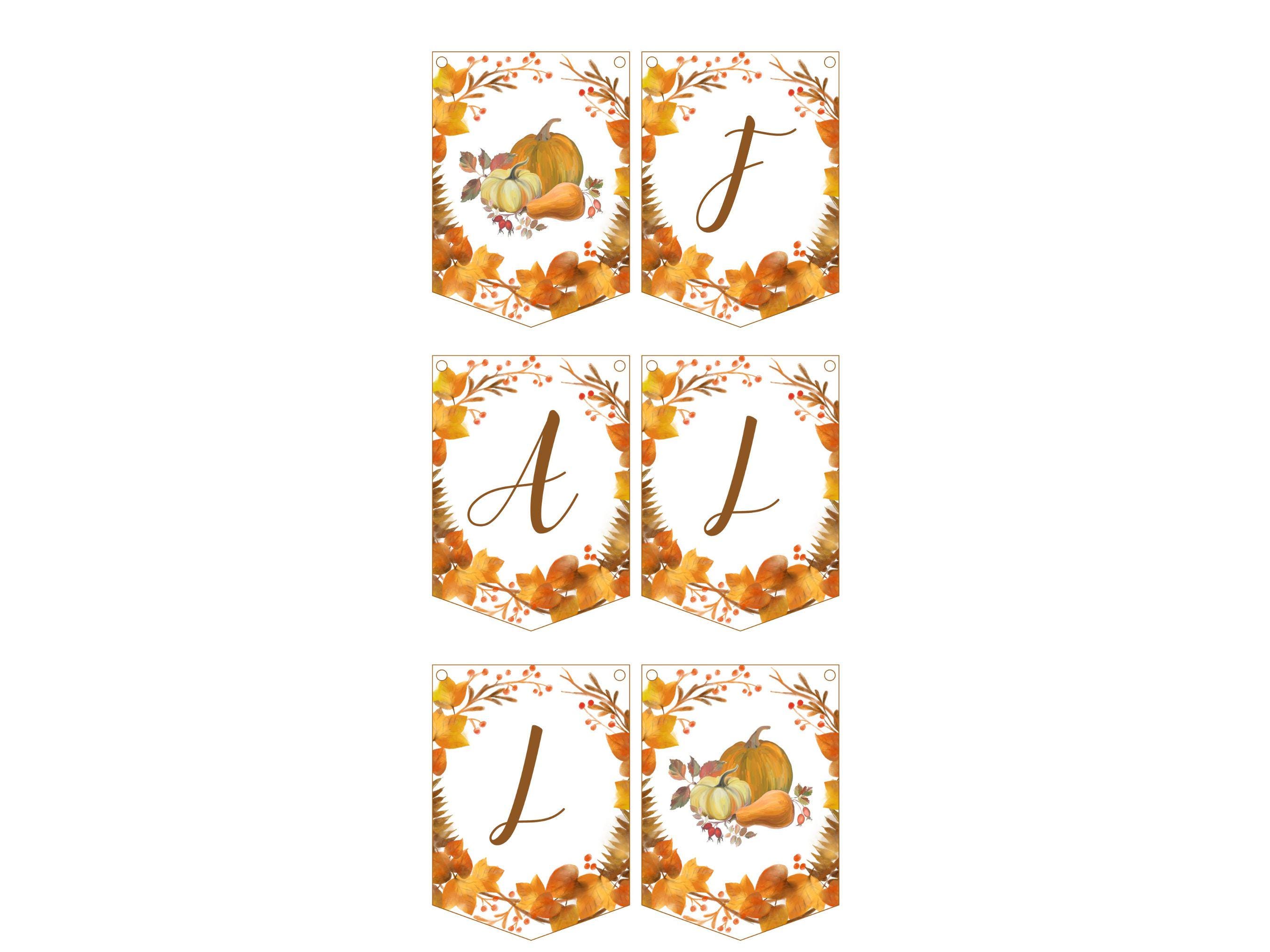 Fall Sweet Fall Banner, Printable Banner, Fall Banner - Etsy