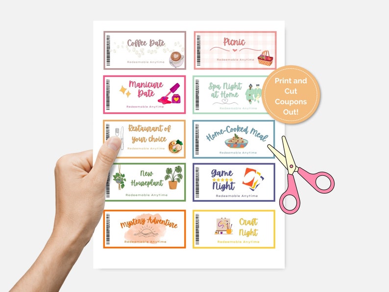 Friend/sister Coupons, Printable Coupons - Etsy