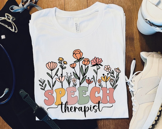 Speech Language Pathologist Shirt, Speech Therapist Shirt, Speech ...