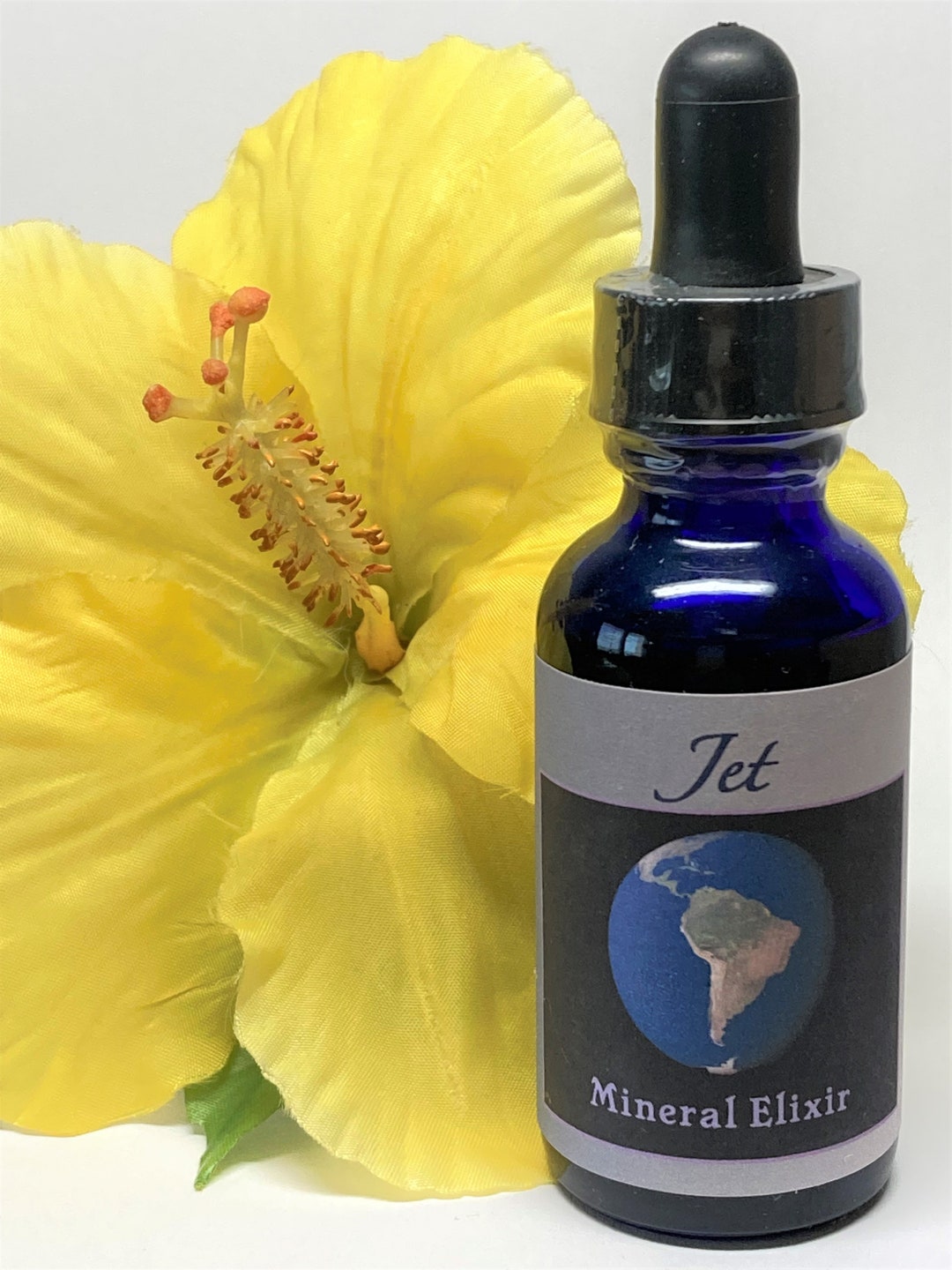 JET Gem Mineral Elixir Relieves Fears and Depression - Etsy