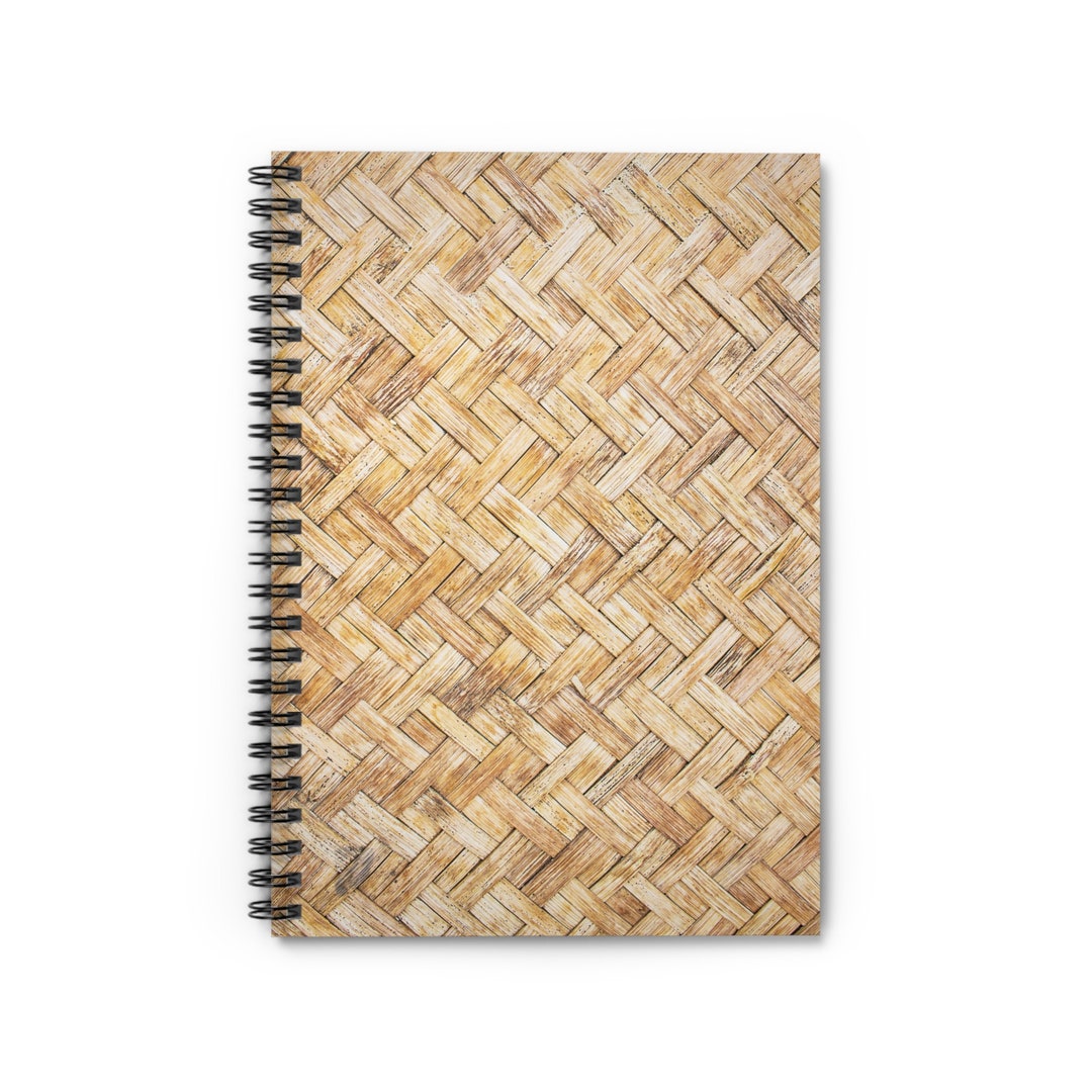 Basketry Texture Weave Notebook Stylish and Durable Journal for Writing ...