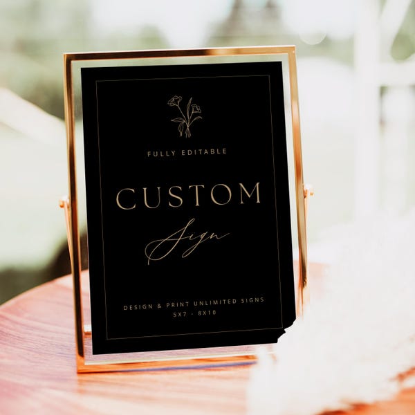 Table Signs for Sponsors - Etsy