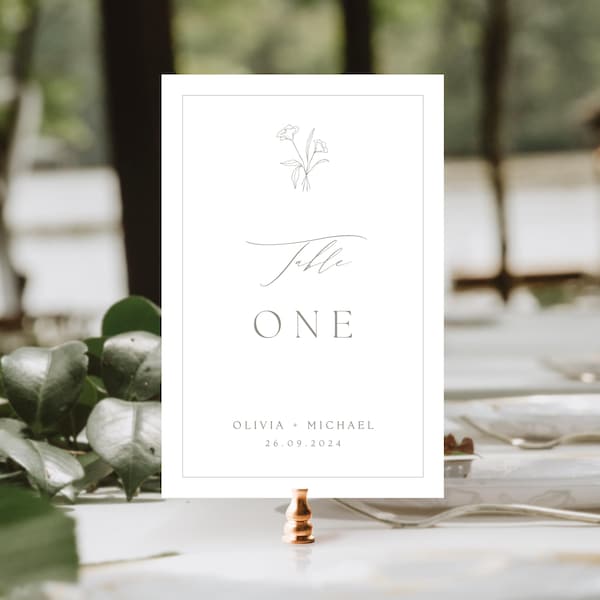 Matching Table Numbers - Etsy