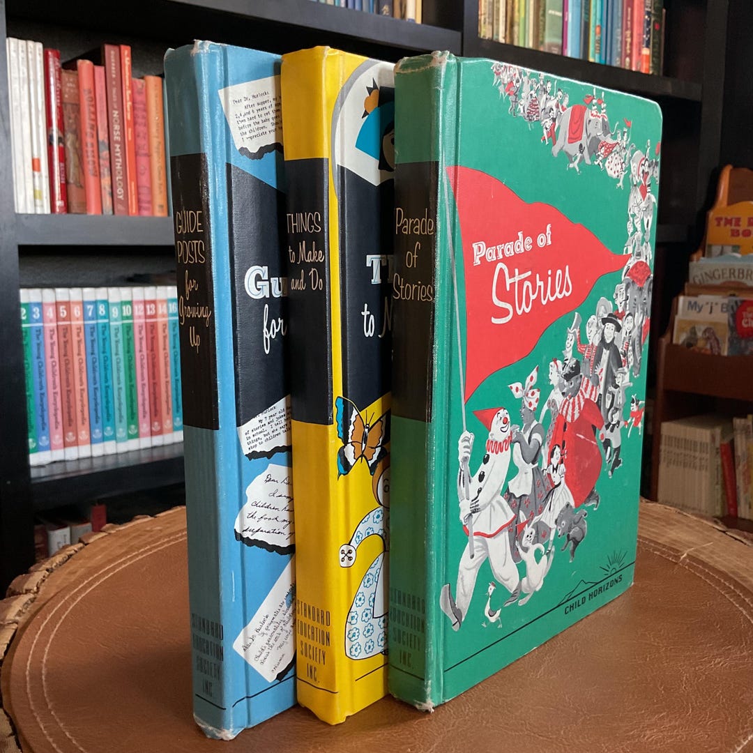 Child Horizons Books, Children’s Book Stack for Decor - Etsy
