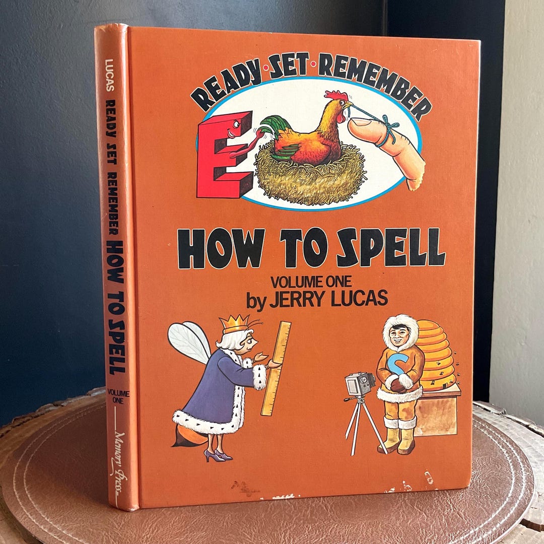 Vintage Old School Book, How to Spell, 1979, Ready Set Remember Series ...