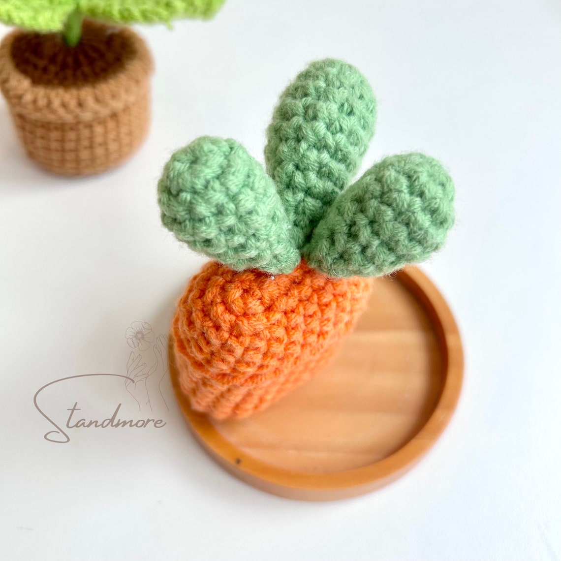 Crotchet Carrot AirPod Case AirPod Pouch Handmade Crotchet AirPod Case ...