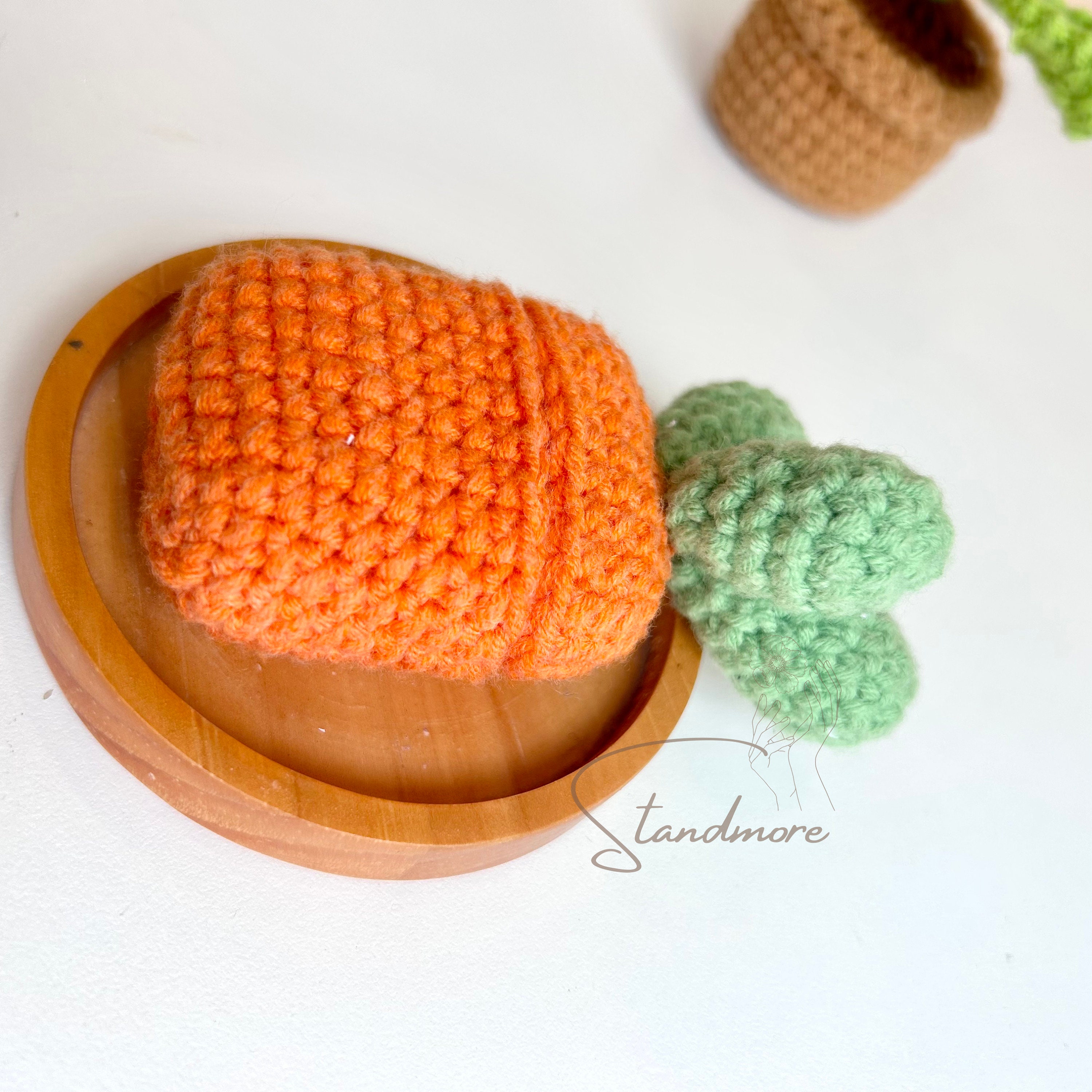 Crotchet Carrot AirPod Case AirPod Pouch Handmade Crotchet AirPod Case ...