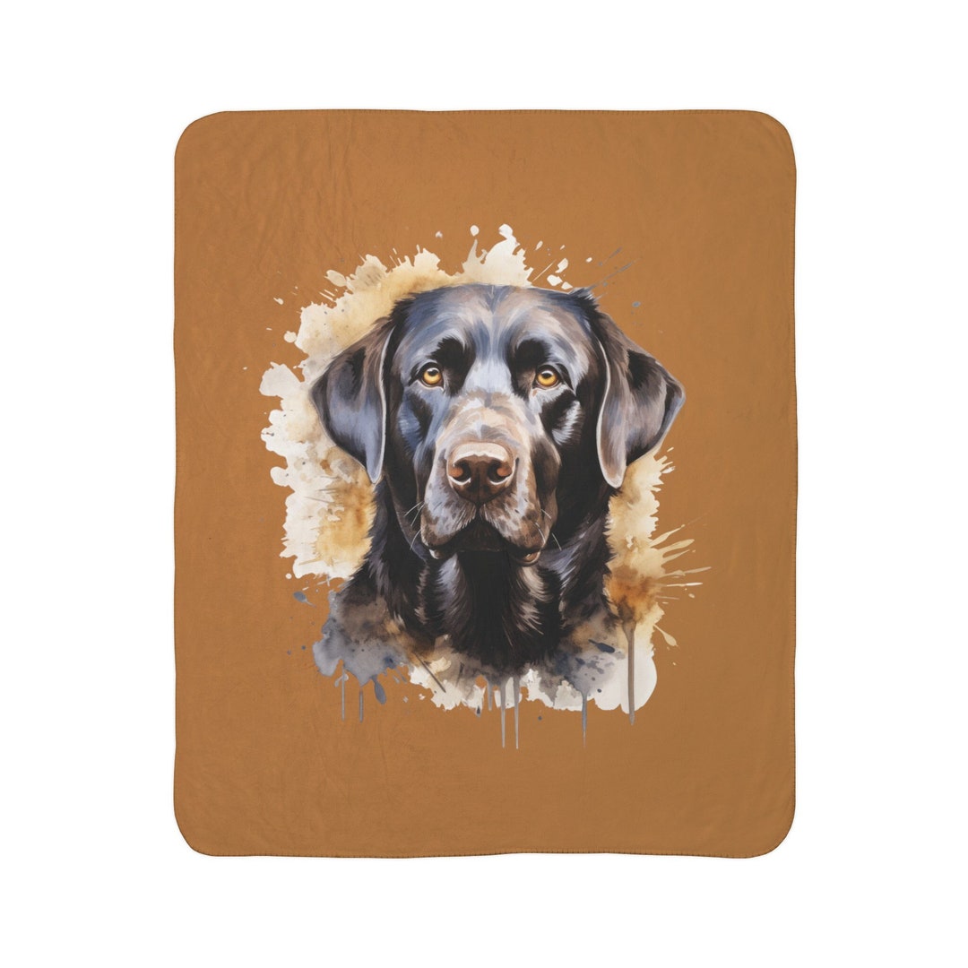I Love My Black Lab! Fleece Sherpa Blanket - Etsy