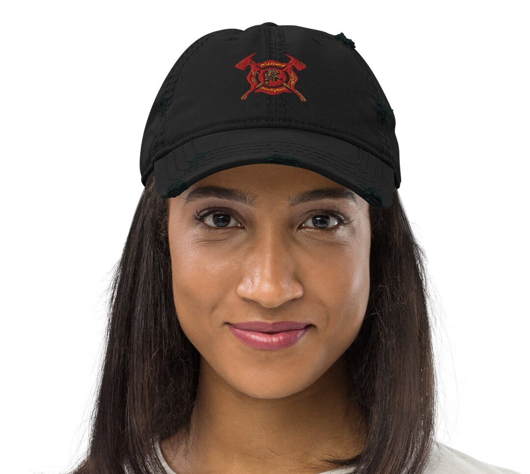 Wildland Firefighter Embroidered Distressed Firefighter Hat - Etsy