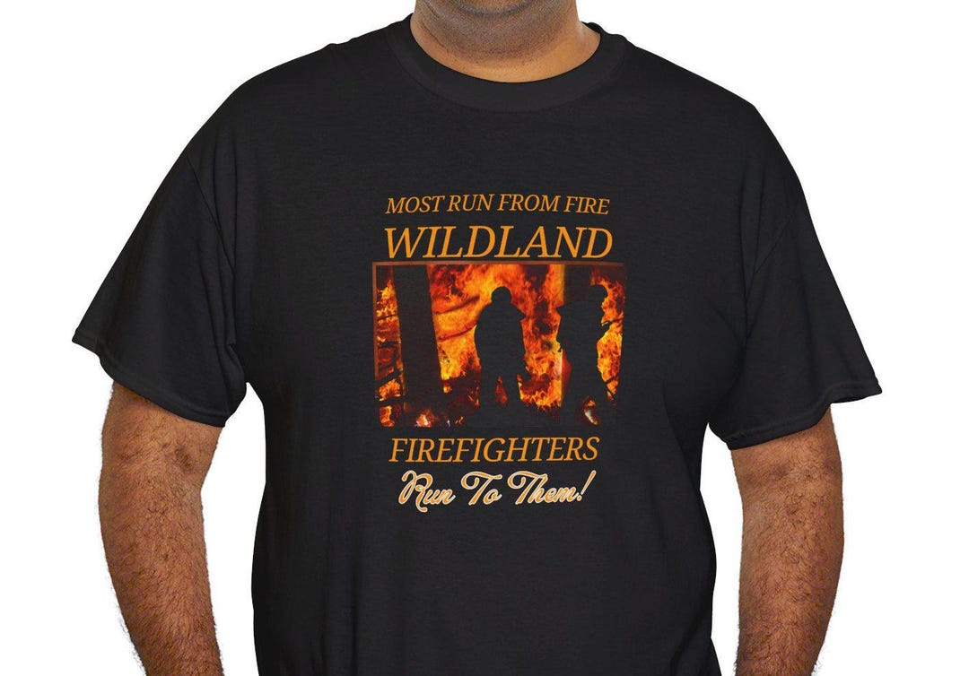 Wildland Fire Fighters Run to Fire Brave Determined Heroes Smokejumper ...