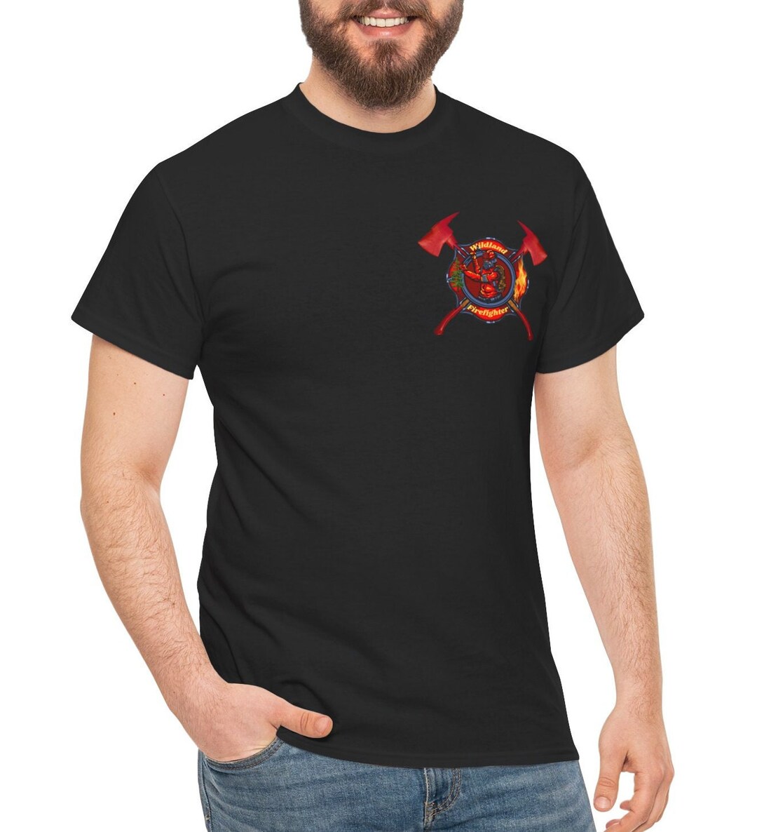 Wildland Forest Firefighter Smokejumper Hotshot Fireman Smokechaser ...