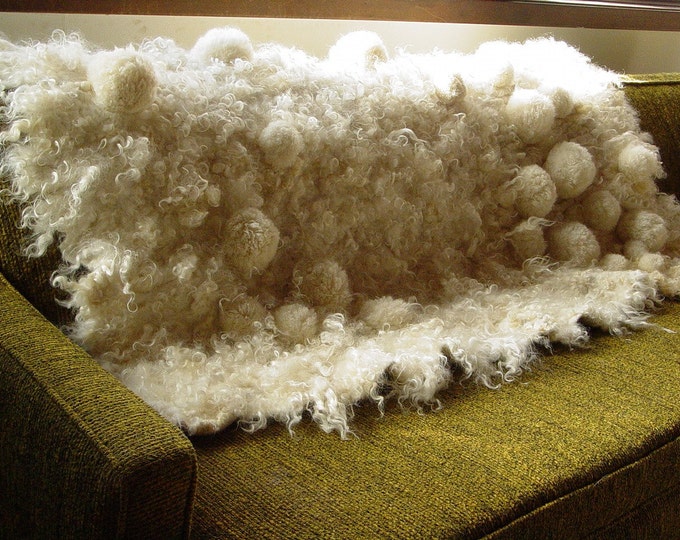 Natural Colored Ivory Wool and Mohair Felt Pelt - Etsy