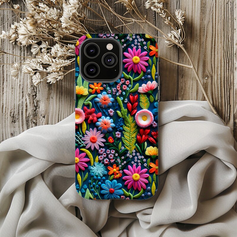 Embroidery Phone Case - Etsy