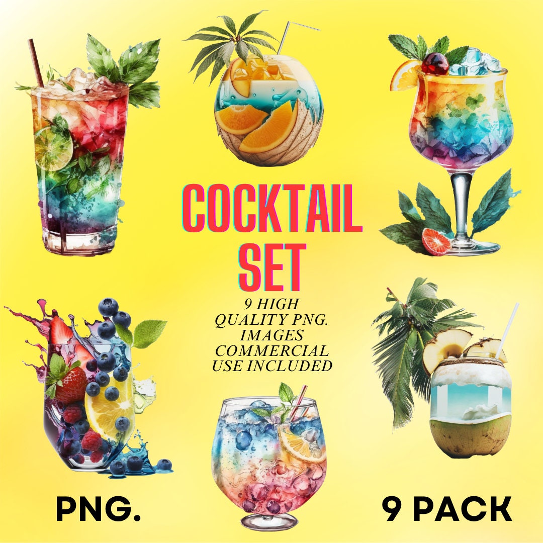 Summer Cocktail Png, Summer Drink Clipart, Cocktail Clipart, Cocktail ...
