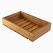Wooden Fruit Box Case Pastry Display Wood Crate Bakery Dozen Wood Shelf ...