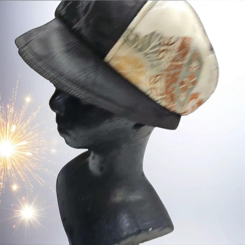A Jockey Cap-style Hat Made From 4 Pieces of Silk Obi - Etsy