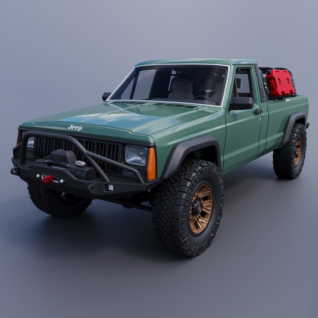 3d Printed JEEP COMANCHE 1985 Custom - Etsy