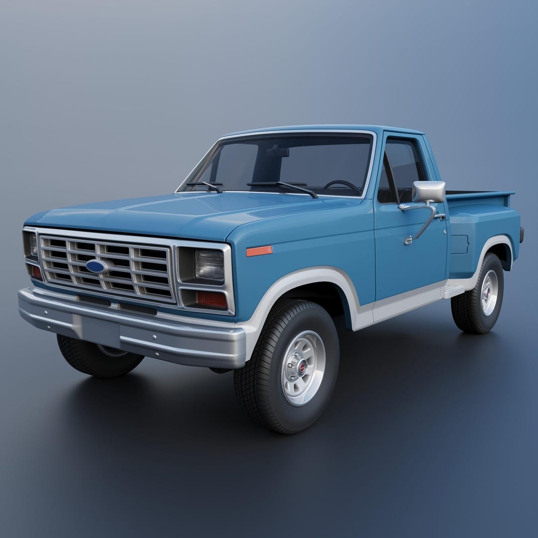 3d Printed 1983 Ford Pickup Truck F-150 Flareside - Etsy Canada