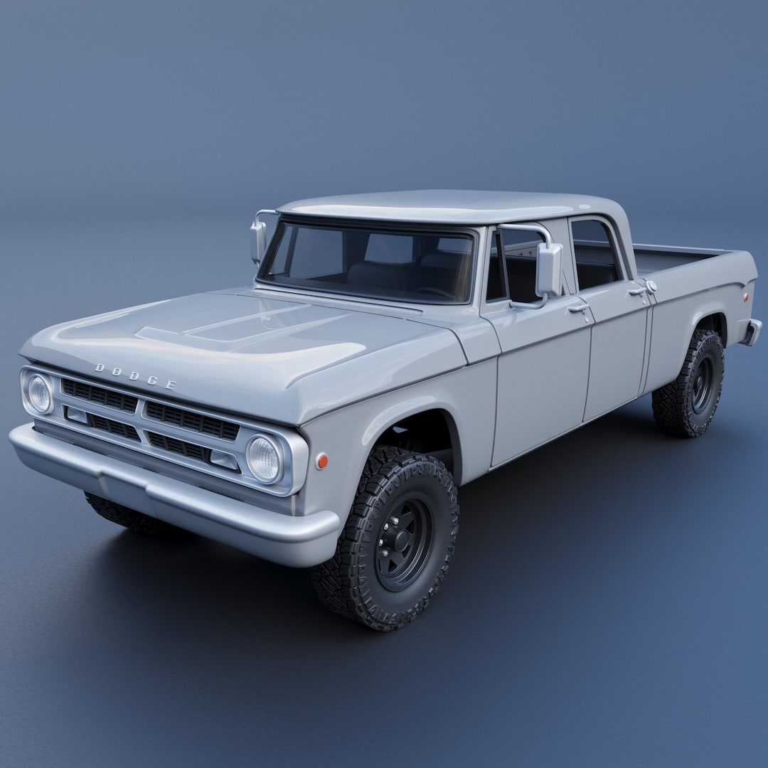 DODGE W200 POWER Wagon Crew Cab 1970 - Etsy