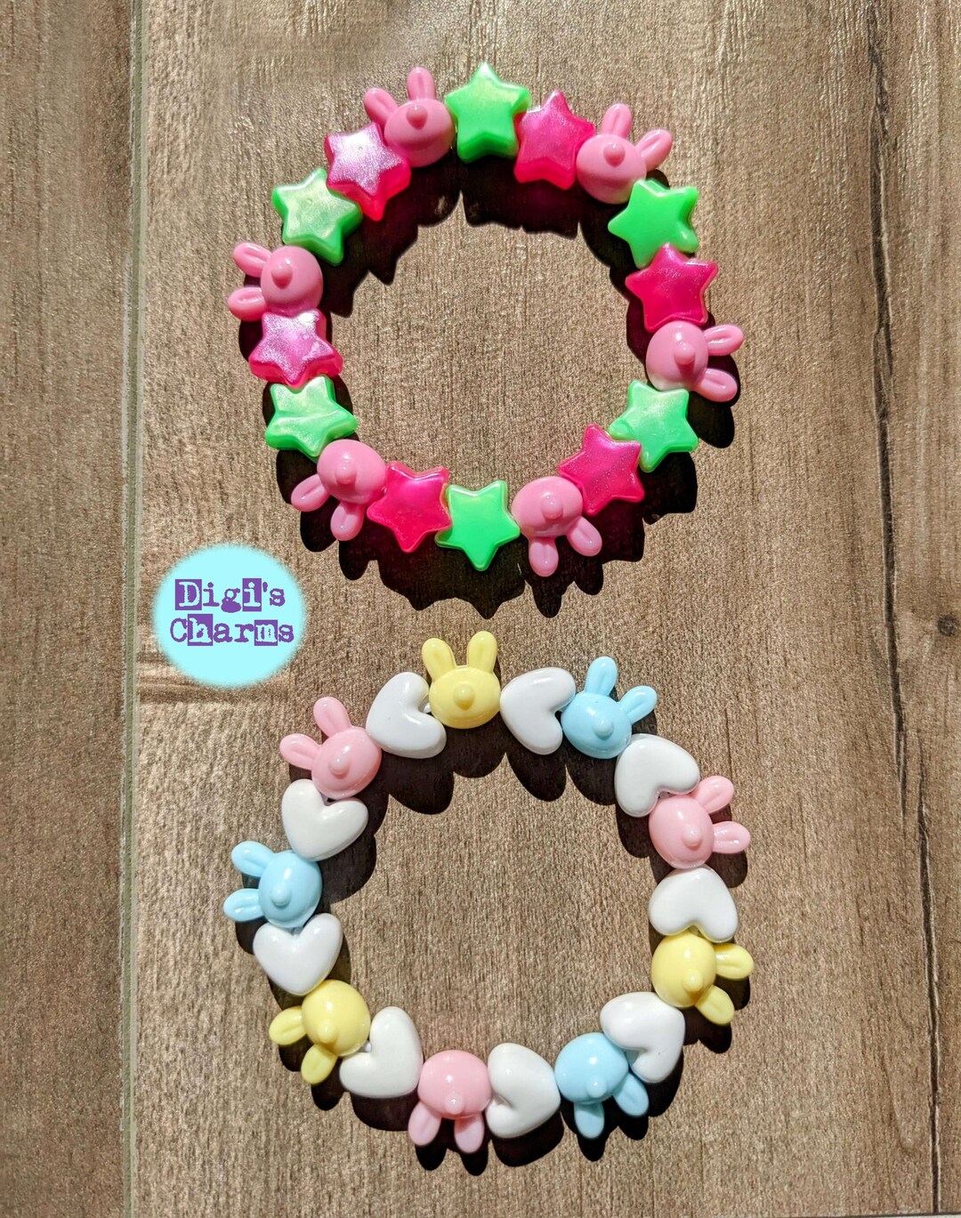 Spring Bunnies Easter Kandi Bracelets - Etsy