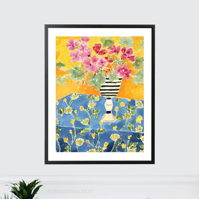 Geranium Print - Etsy