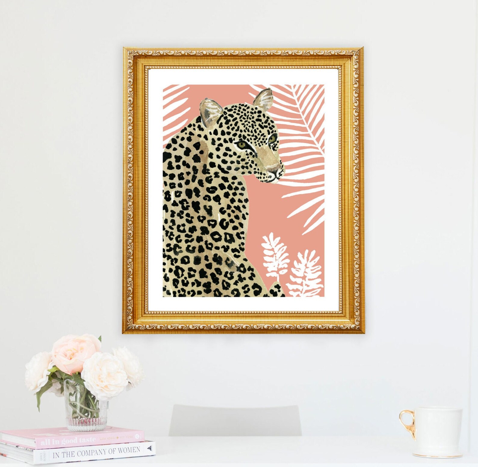 Leopard Leopards Tiger Cheetah Cat Jungle Tropical Illustration ...