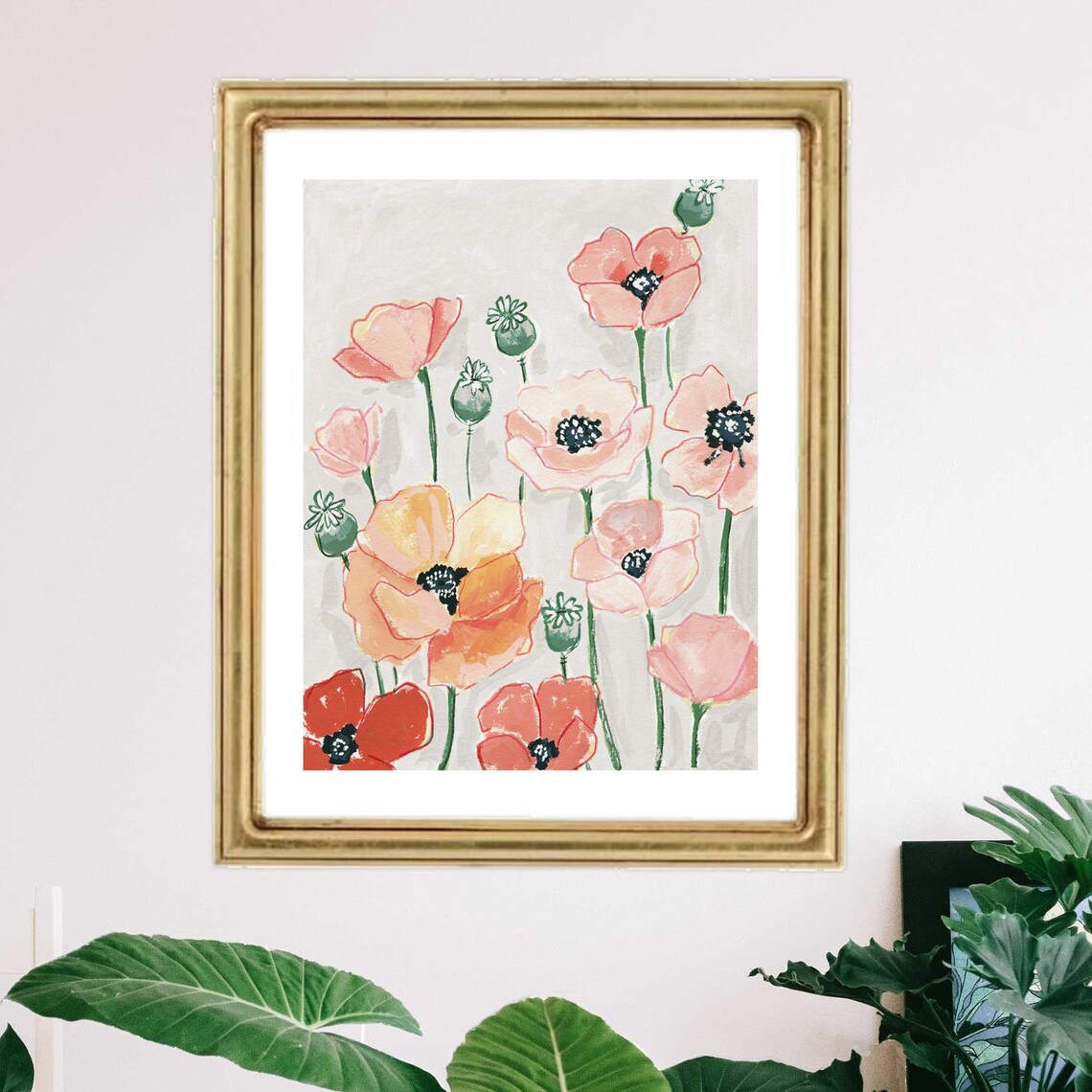 Poppy Poppies Art Print Wall Decor Poppy Painting Poppies Art - Etsy